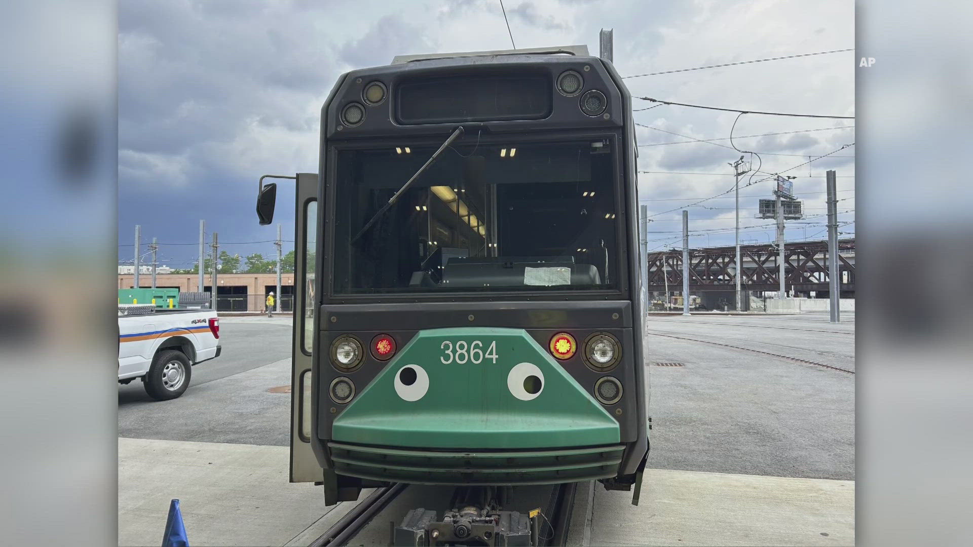 Boston subway trains given googly eyes | newscentermaine.com