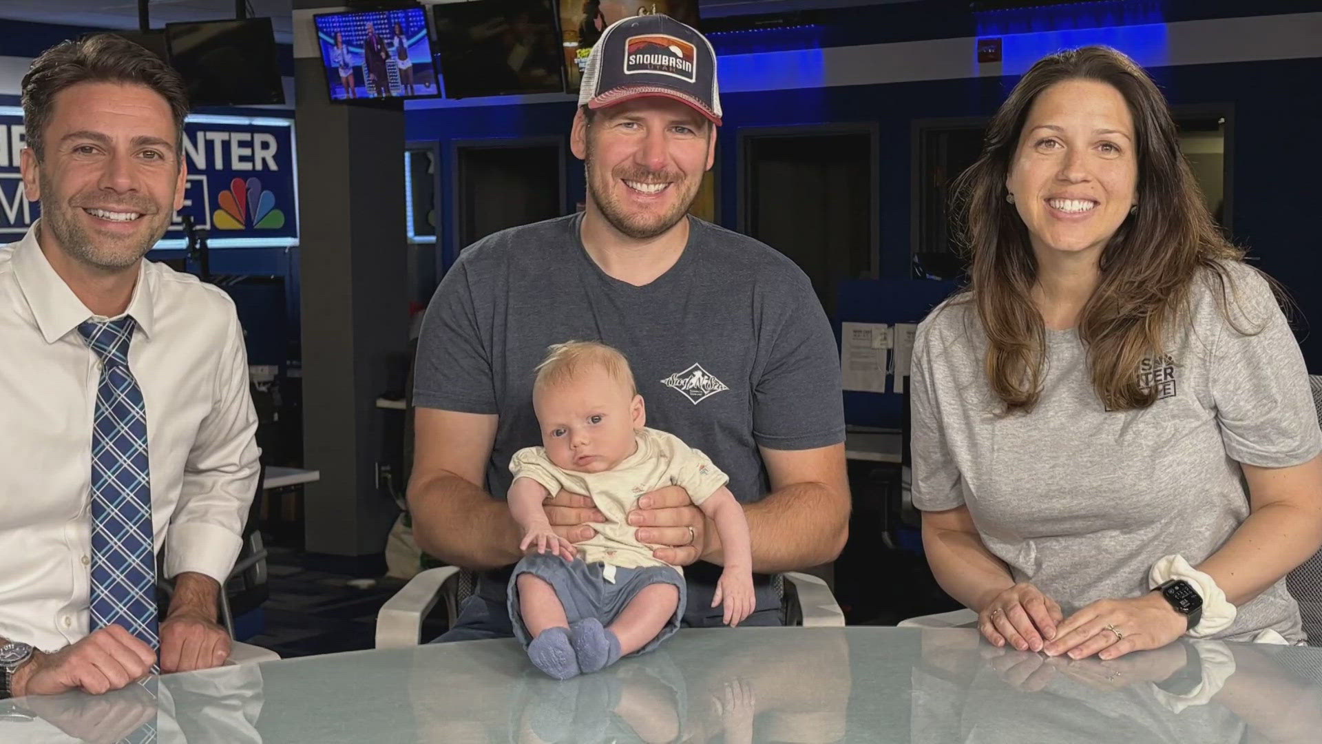 Amanda Hill and her husband visit NEWS CENTER Maine's newsroom for ...