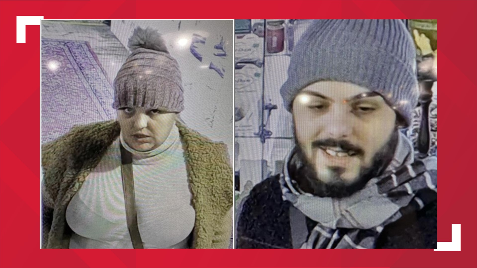 Police search for 2 suspects in multiple theft investigation ...