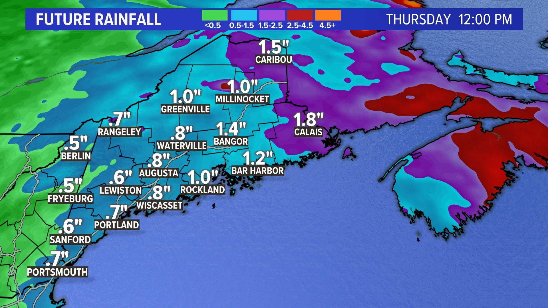 Maine weather forecast: Rain to continue to begin June 2023 ...