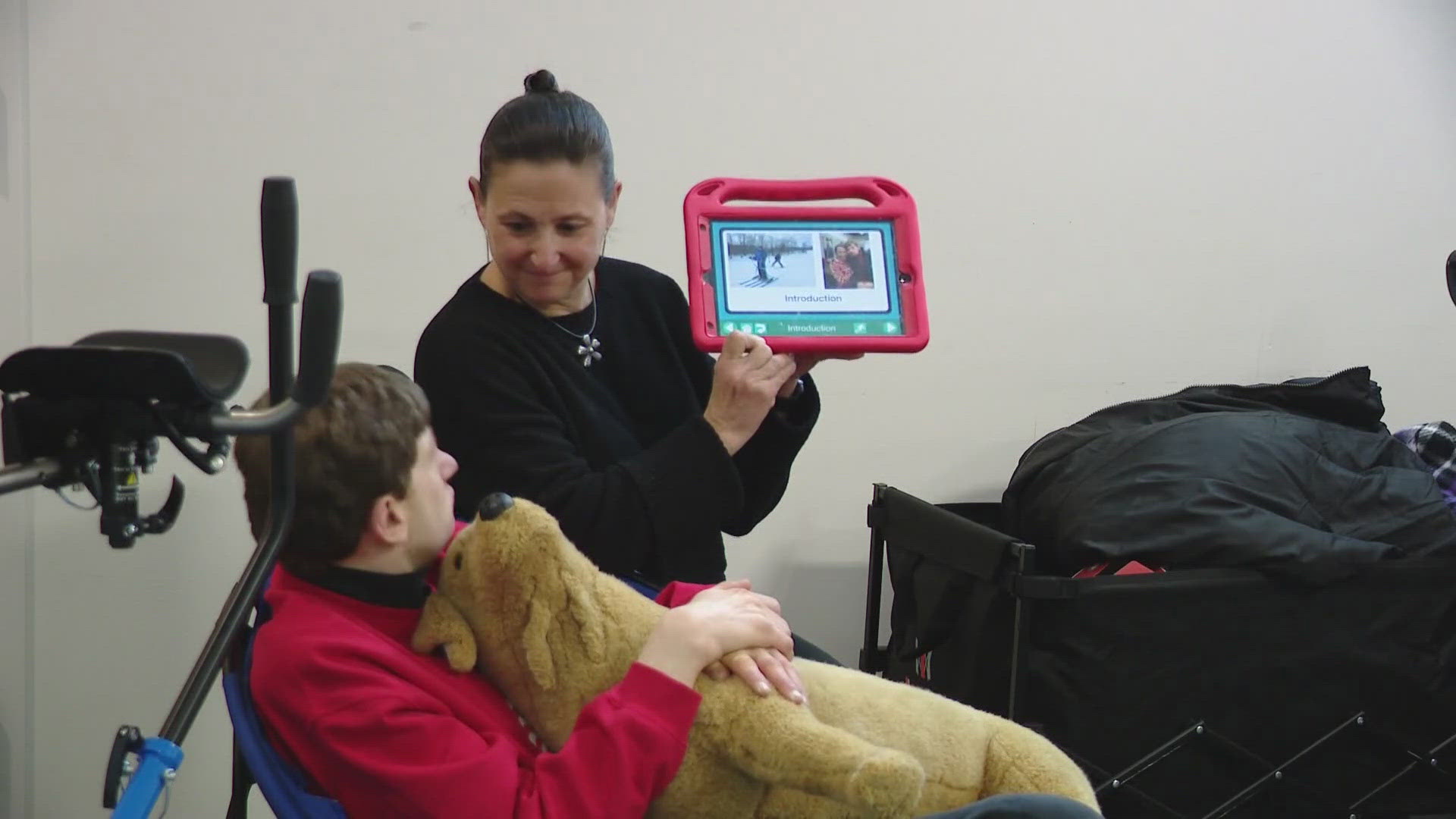 UNE OT students learn about assistive tech, adaptive equipment to ...