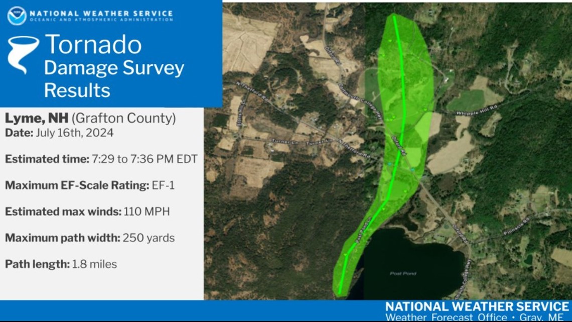 New Hampshire sees touchdown of EF-1 tornado | newscentermaine.com