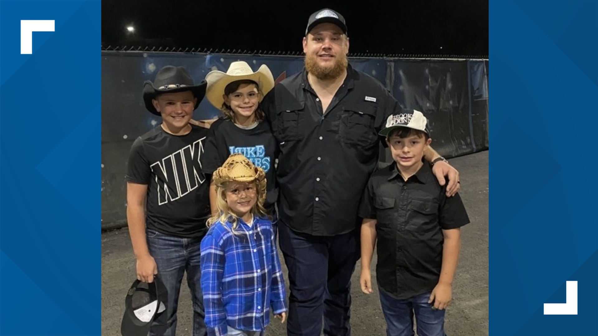 Luke Combs rewards two young fans' hard work at Friday concert ...