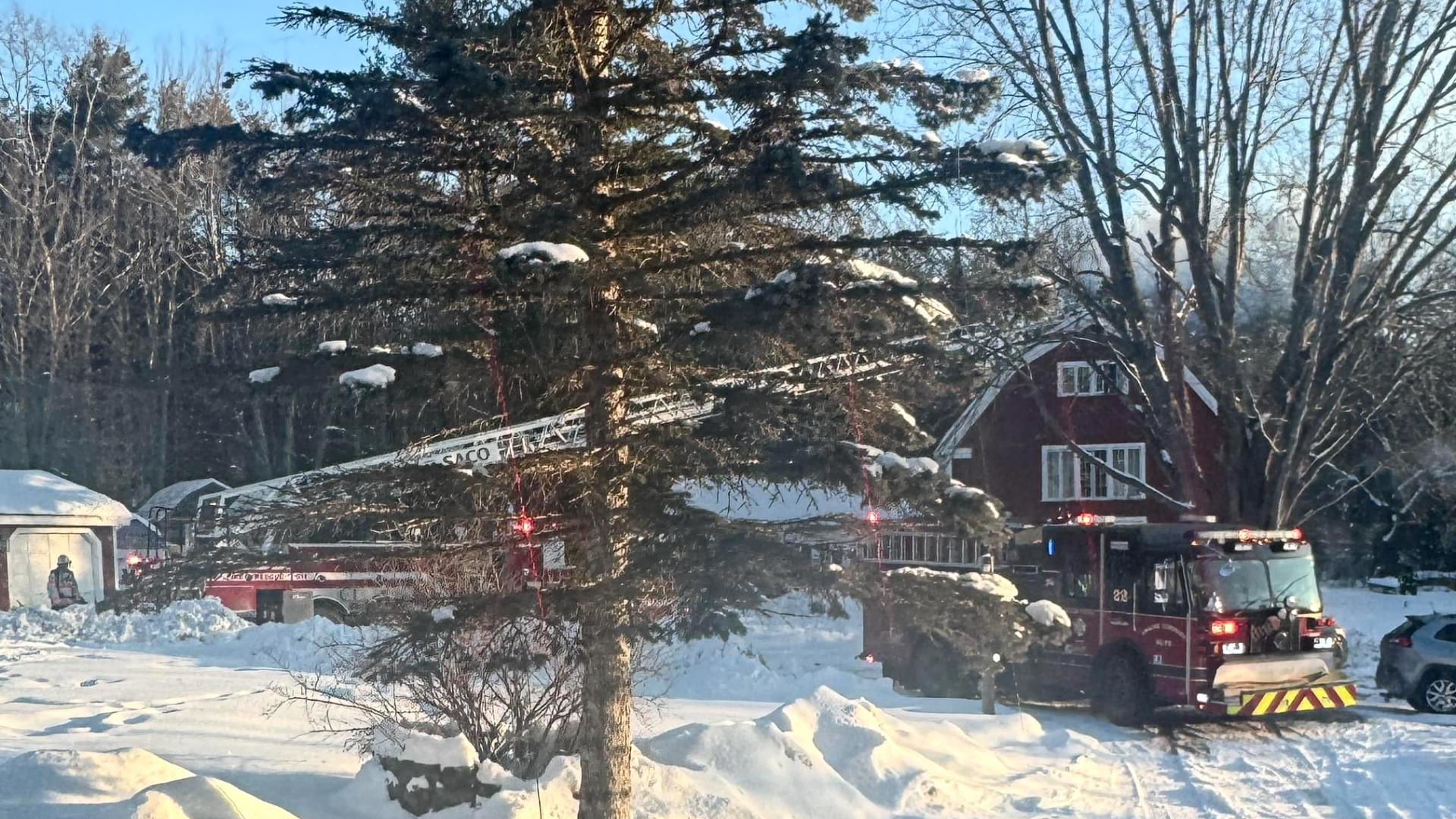 Chimney fire damages home on West Street in Biddeford, Maine ...