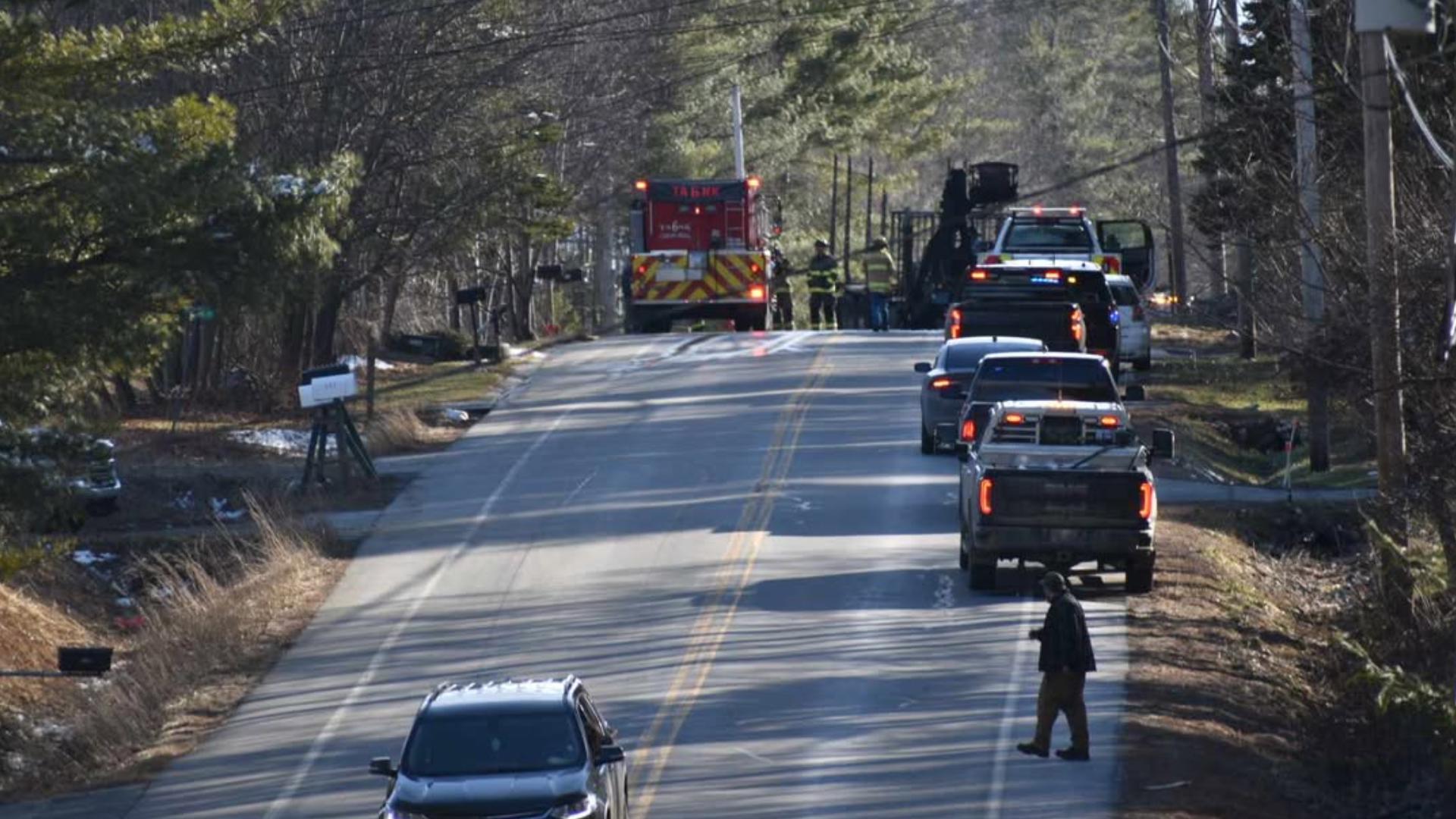 Emergency crews respond to crash on Togus Road in Chelsea ...