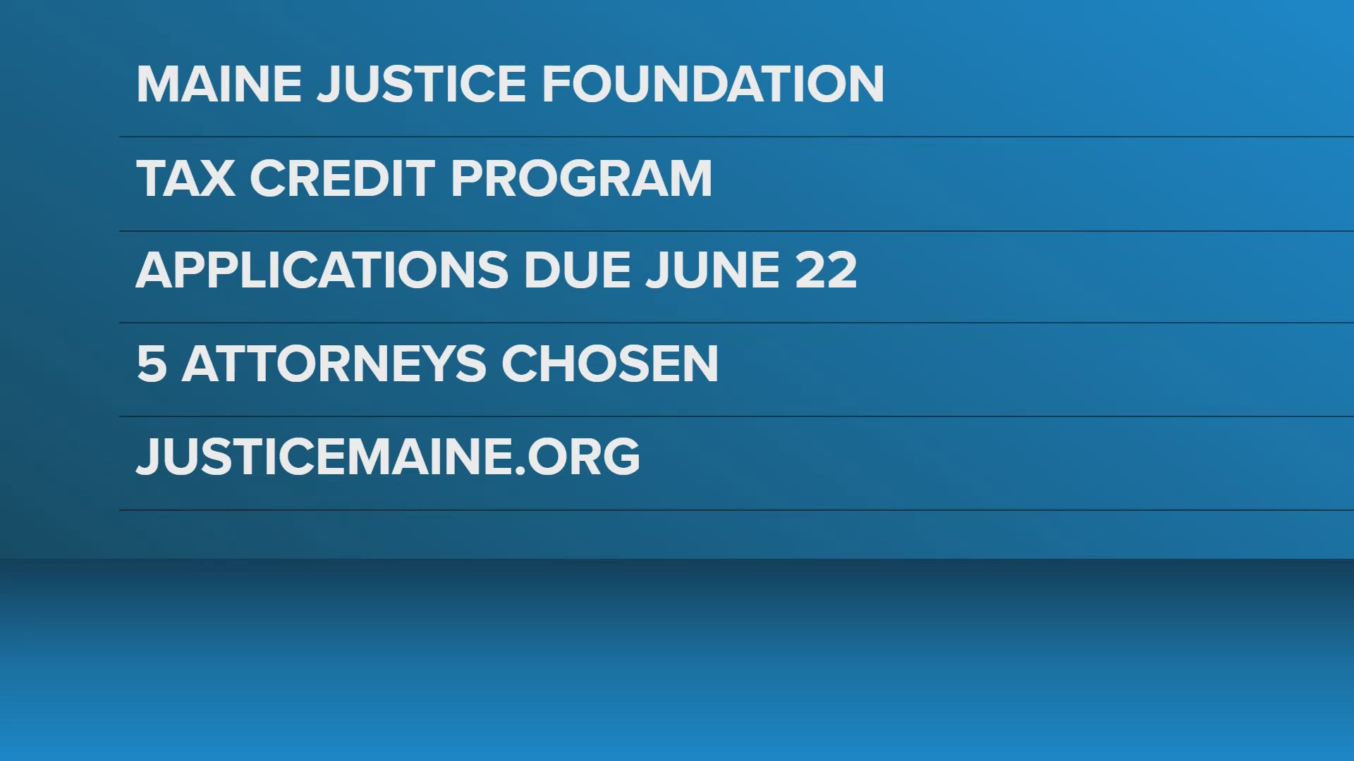 Maine Justice Foundation opens applications for tax credit program ...