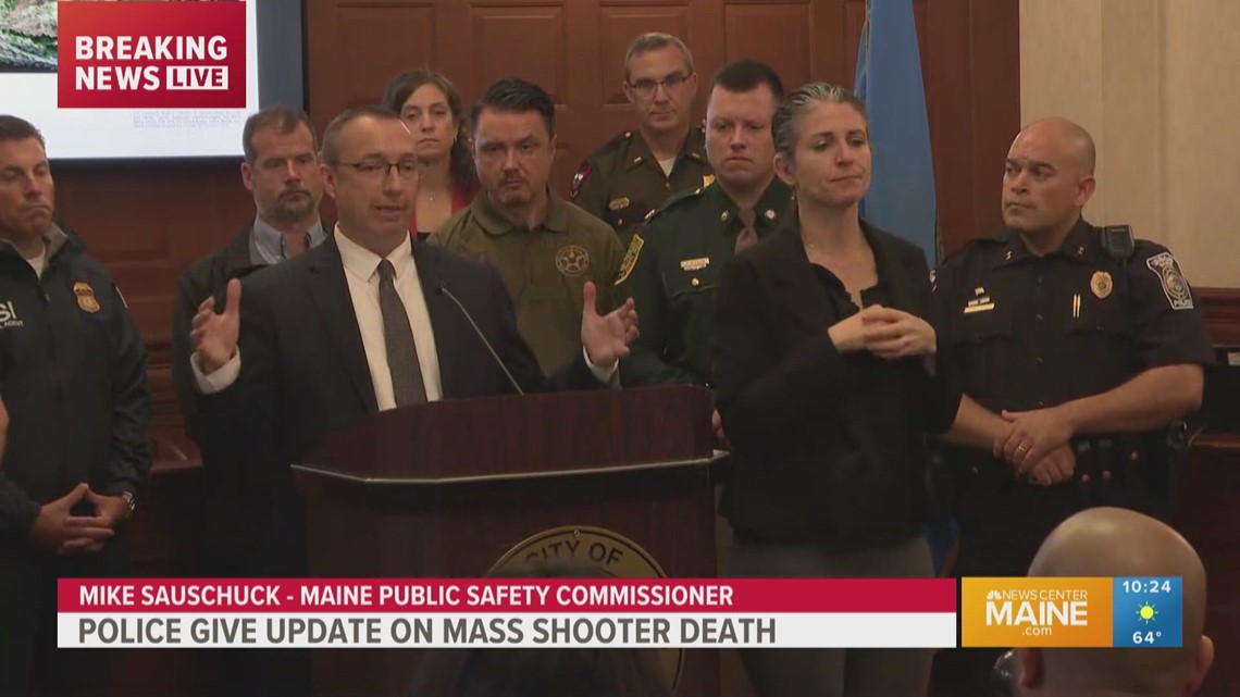 Maine shooting | Law enforcement debrief with press conference after ...