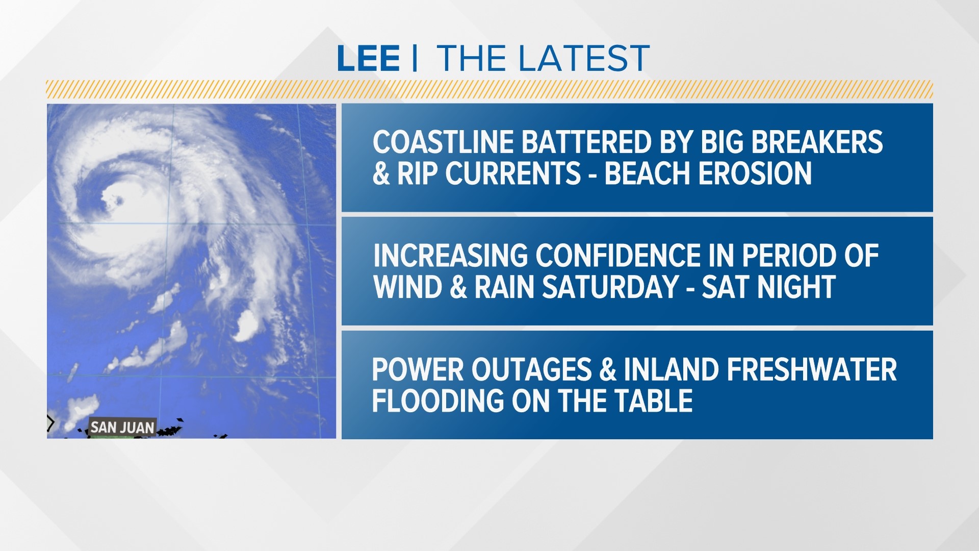 Hurricane Lee: Path tracker as it nears New England | newscentermaine.com
