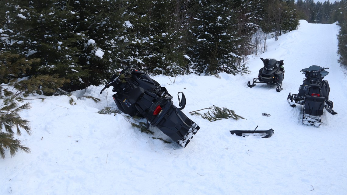 Man dead after three snowmobiles crash in Aroostook Co ...