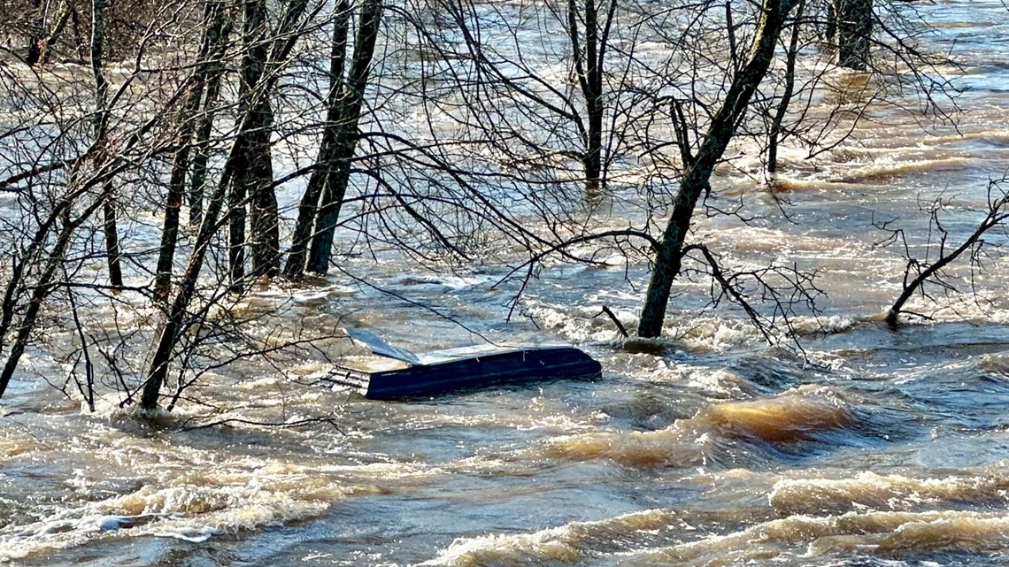 Casket appears to be seen floating down Androscoggin River ...