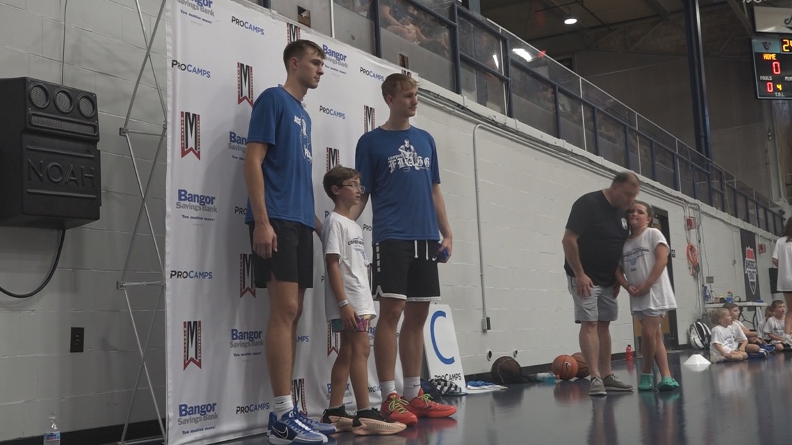 Cooper and Ace Flagg return to Maine for kids' basketball camp ...