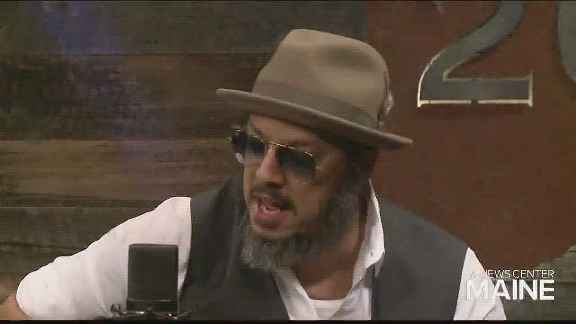 A story teller with a guitar, blues man, Samuel James ...