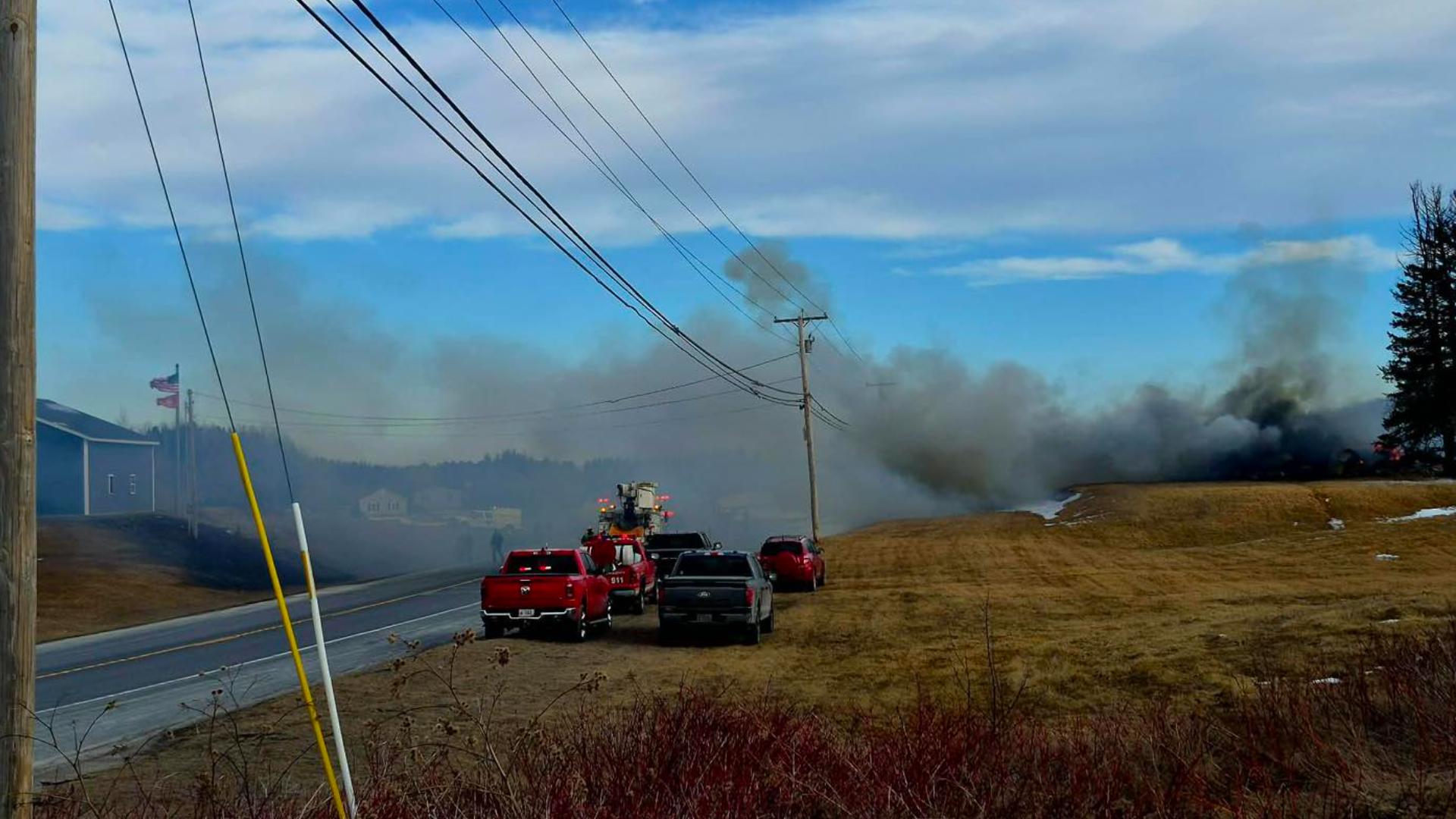 Firefighters battle house fire in Westfield, which quickly spread to ...