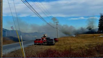 Firefighters battle house fire in Westfield, which quickly spread to ...