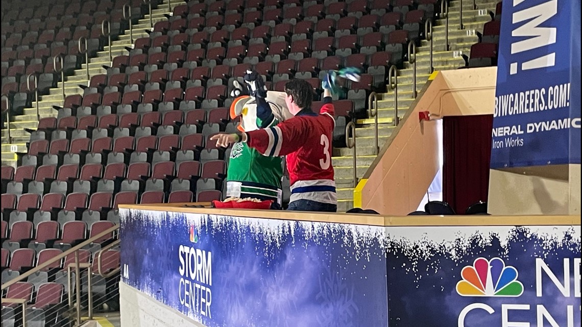 Sit in the STORM CENTER Box free for a Maine Mariners hockey game ...