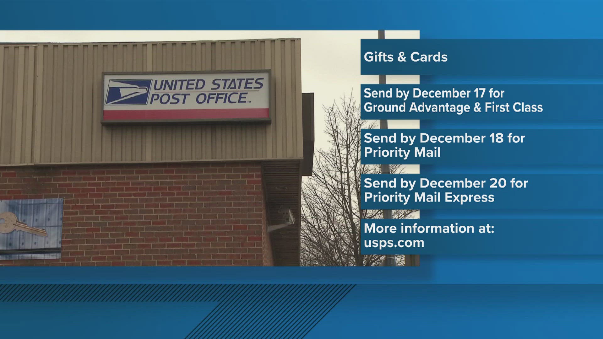 Mark your calendars: USPS releases 2025 holiday deadlines ...