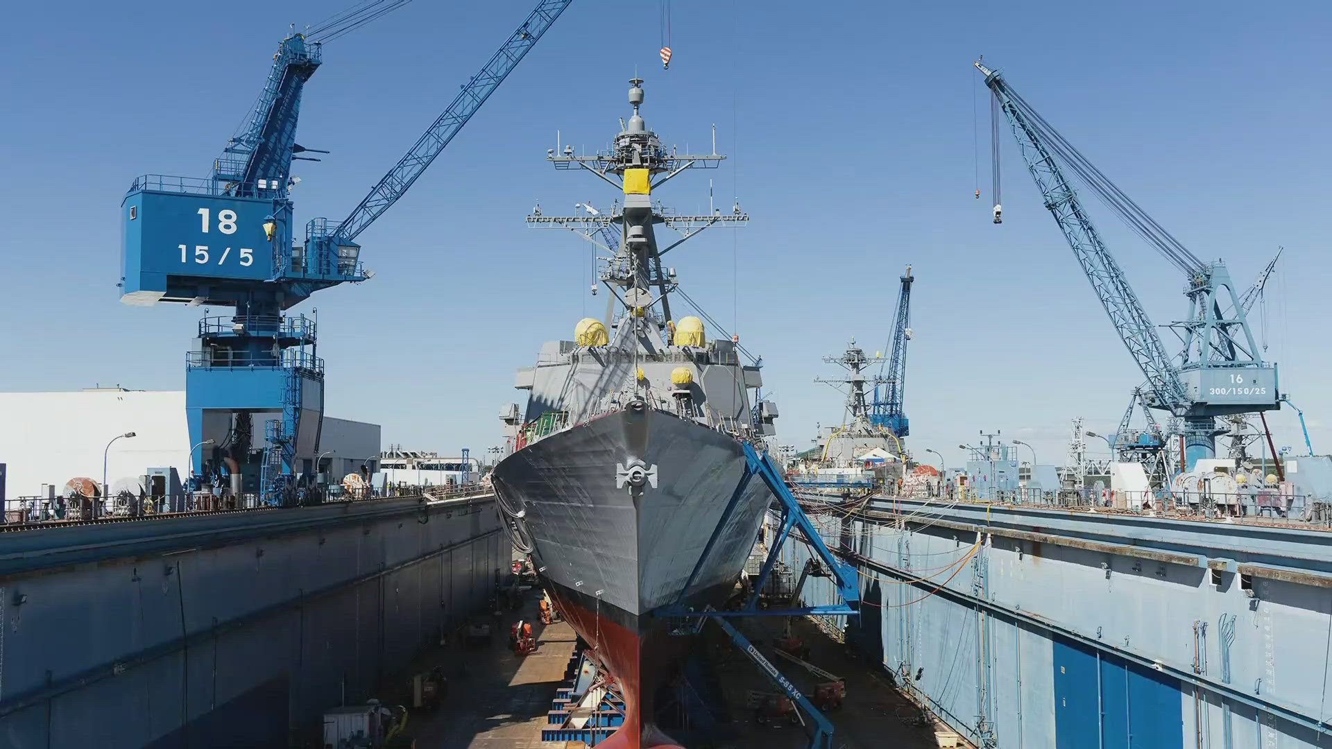 Bath Iron Works holds ceremony to christen USS Louis H Wilson ...