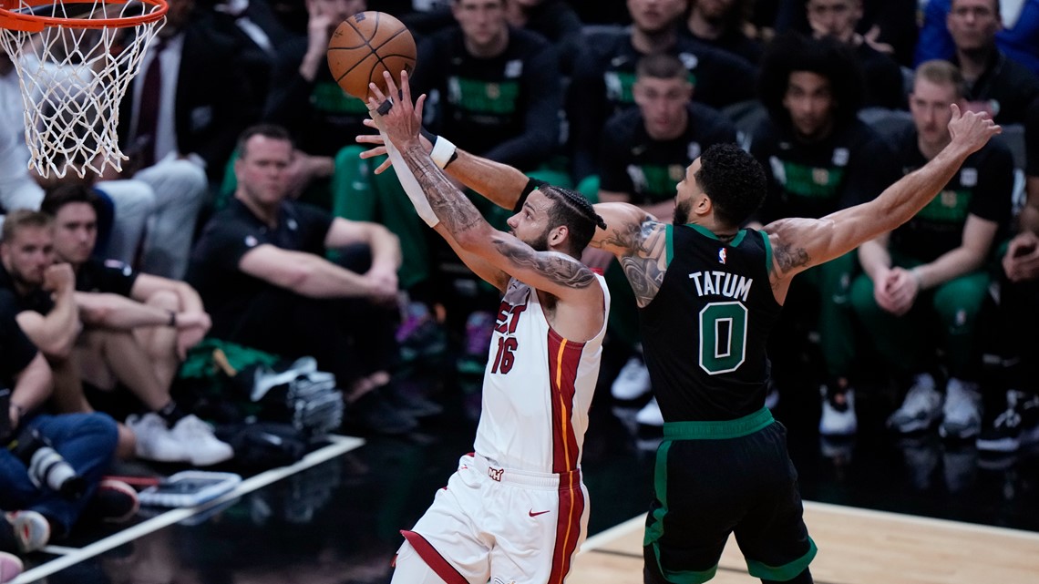 Miami Heat roll past Boston Celtics 128-102 in Game 3 | newscentermaine.com
