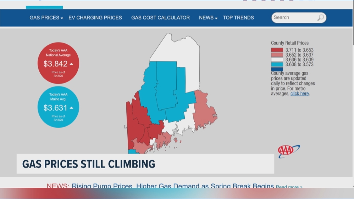 Gas Prices In Portland Maine