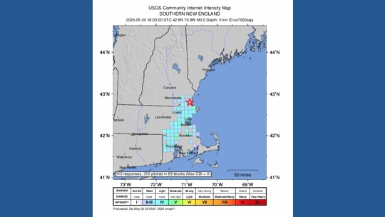 Meteor likely causes loud boom heard across New England ...