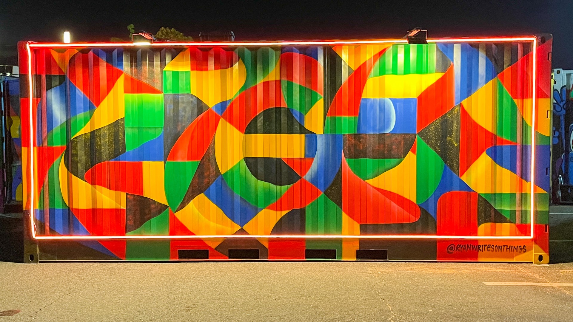 Artist Ryan Adams, known for his murals, created one for Google ...
