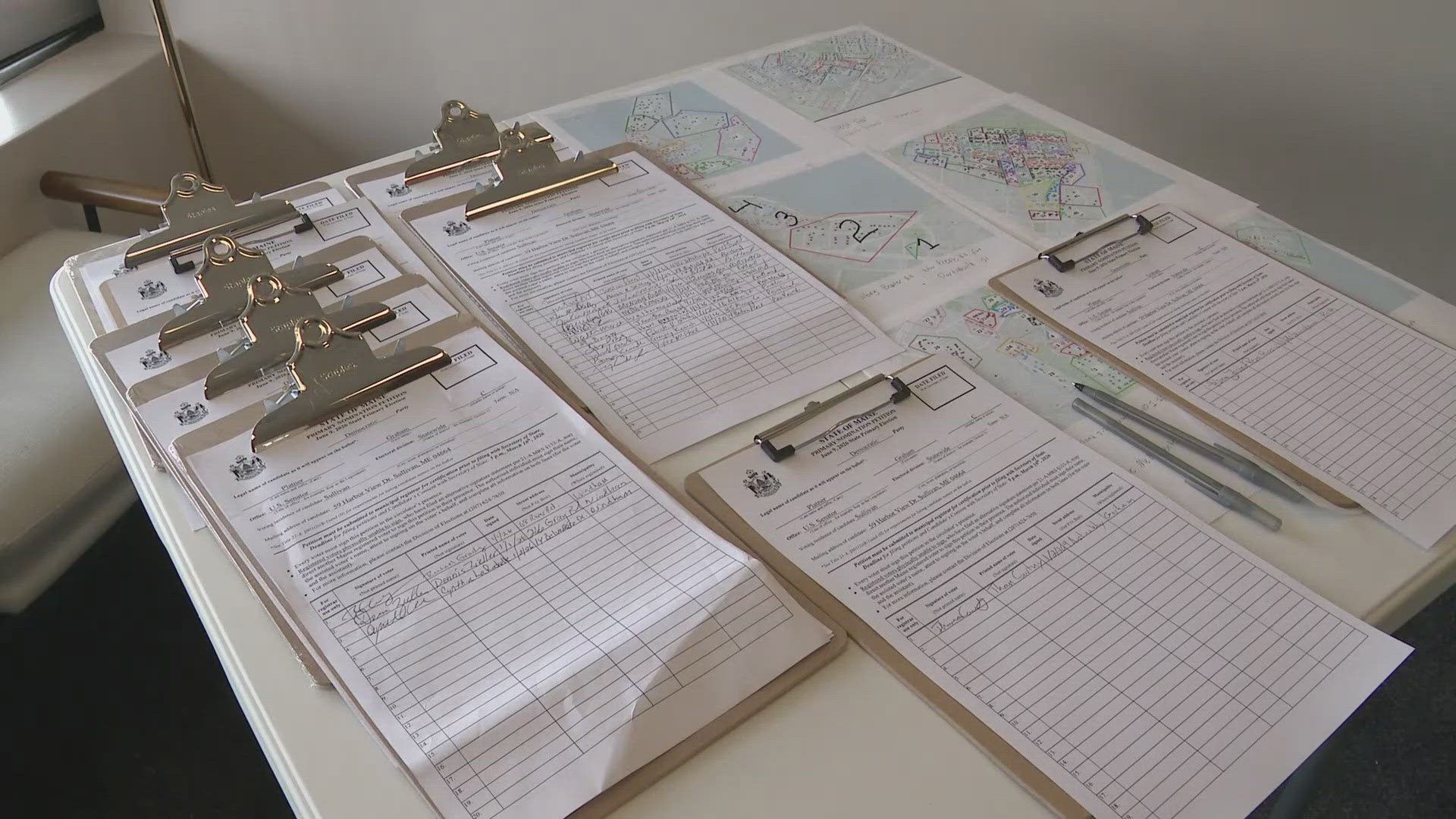 Senate hopefuls gather signatures | newscentermaine.com