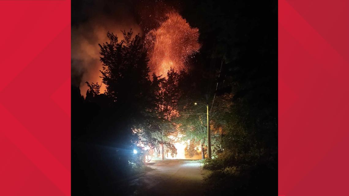 Large apartment building fire in Jay under investigation ...