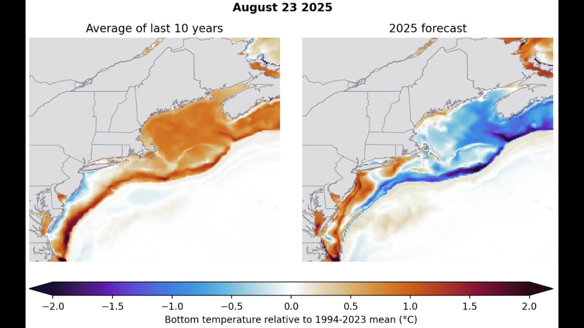 NOAA scientists detect cooling in Gulf of Maine's deep waters ...