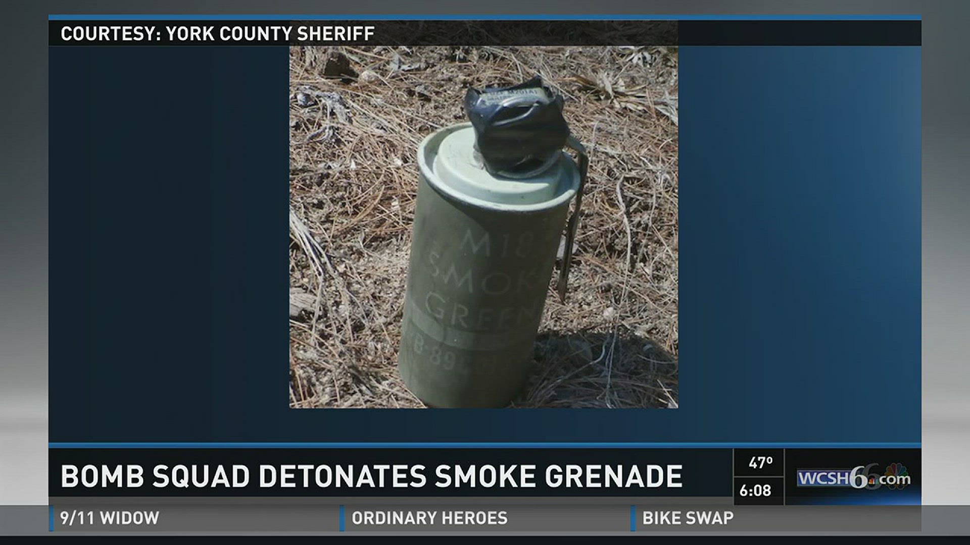 Bomb squad detonates military smoke grenade in Limington ...