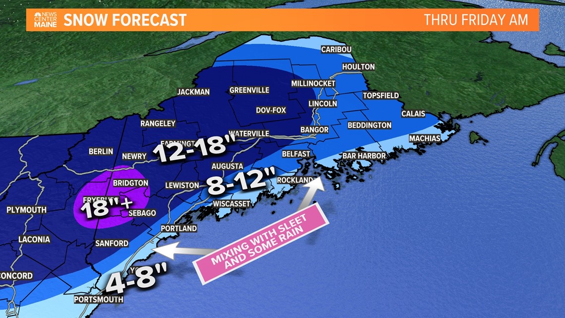 Weather: Nor'easter storm on track to start Wednesday night ...