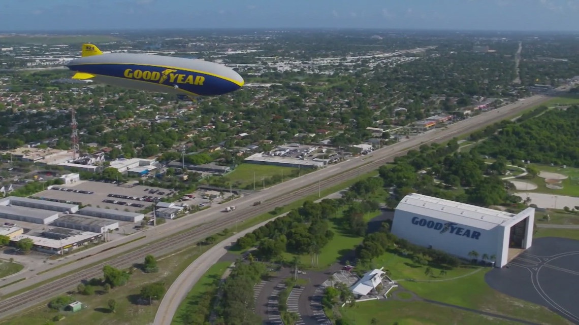 Goodyear blimp turns 100 years old | newscentermaine.com