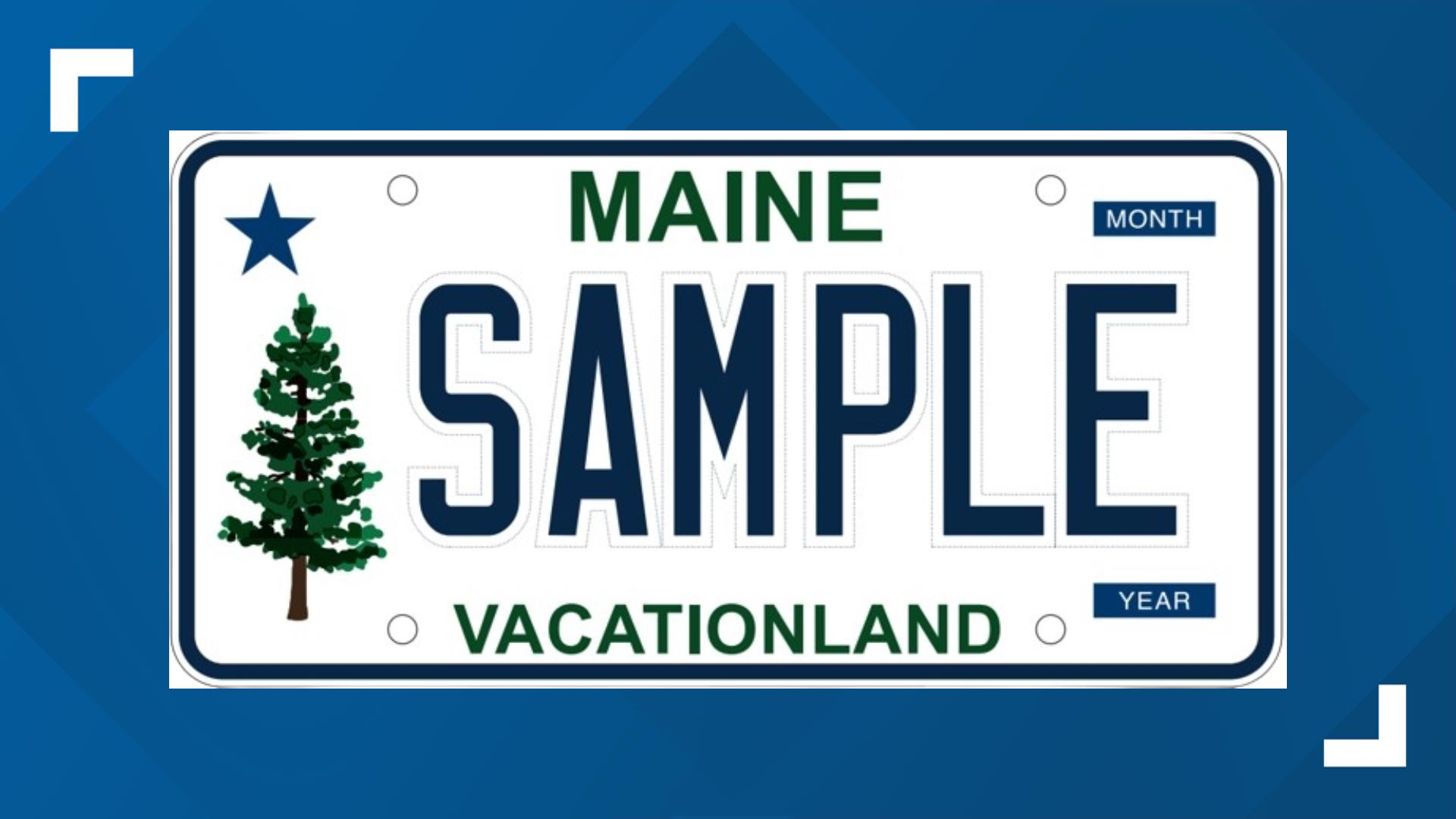 Maine to start issuing pine tree license plate design May 1 ...