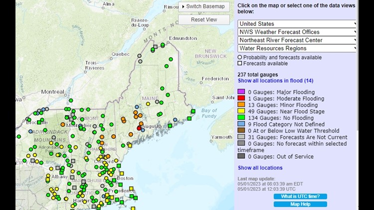 Maine rainfall totals after strong spring storm | newscentermaine.com
