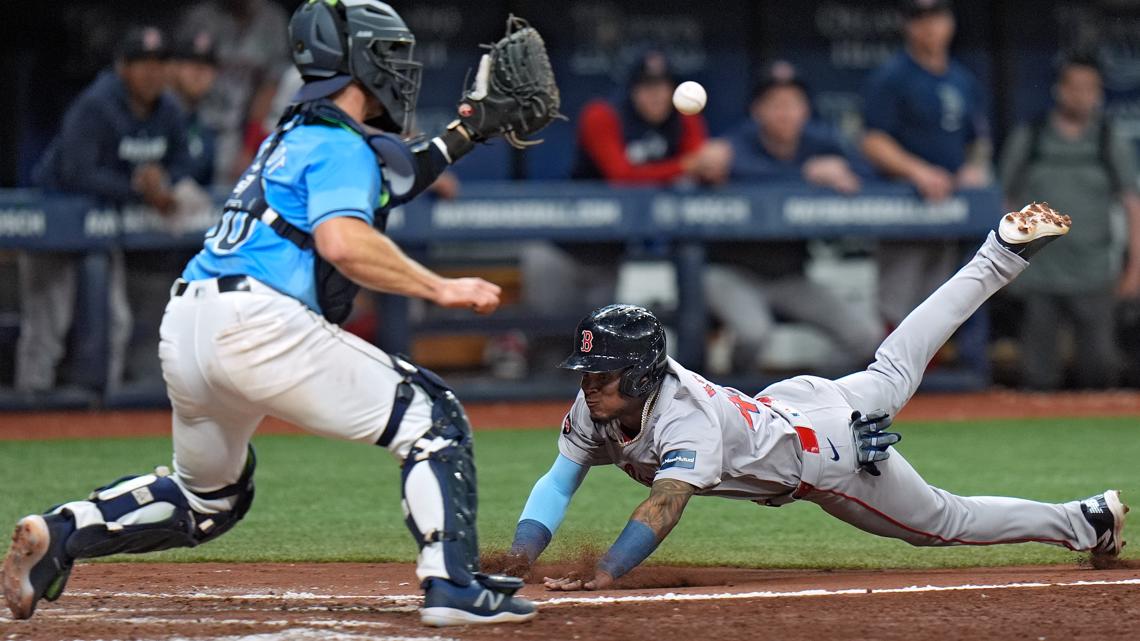 MLB scores: Red Sox beat Rays 8-5 to complete three-game sweep ...