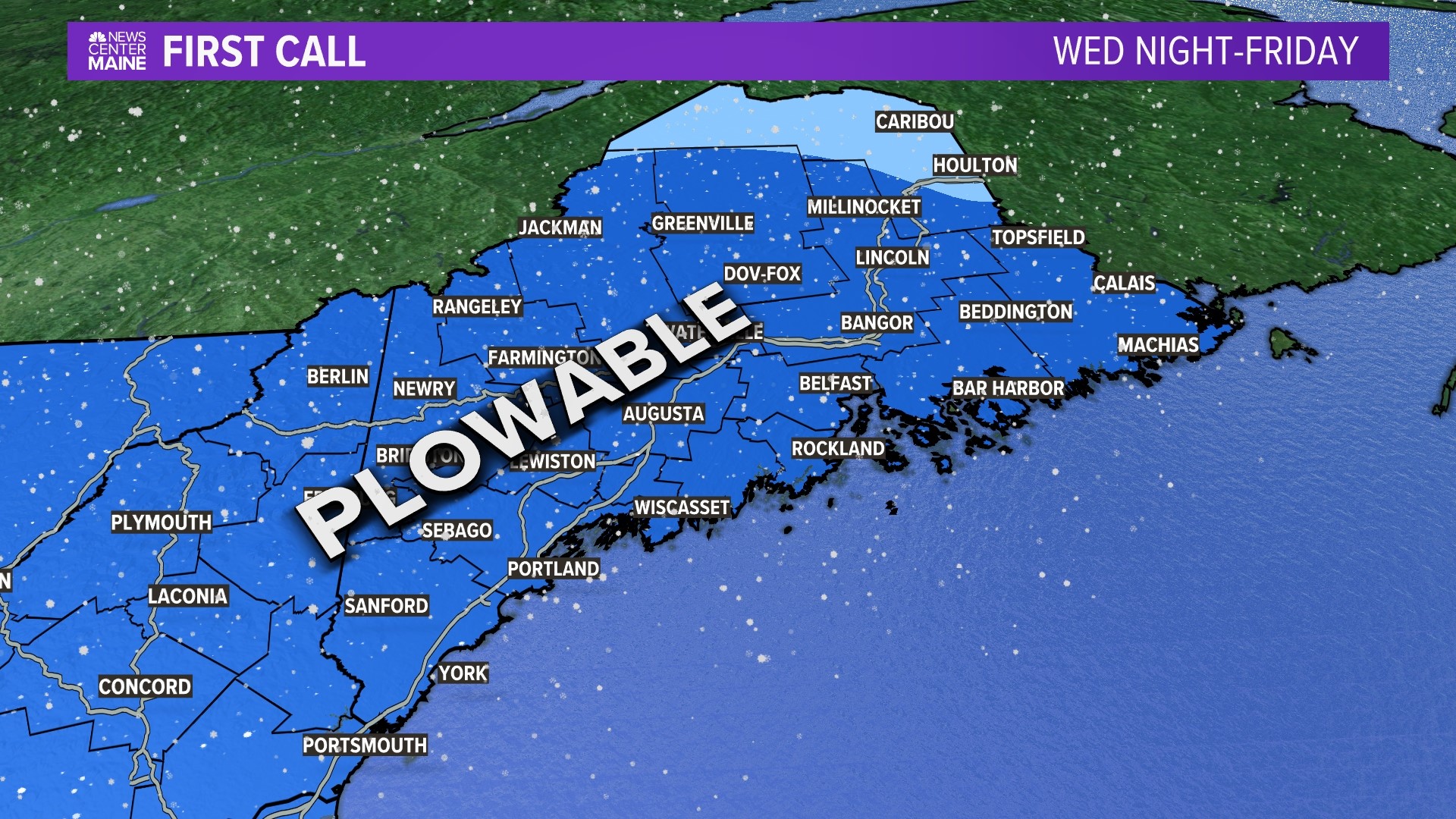 Maine weather forecast: Storm to bring snow Wednesday to Friday ...