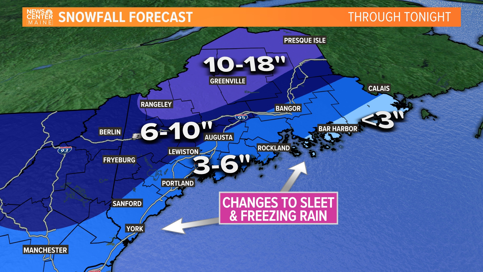 Weekend storm to bring significant snow and ice to Maine ...