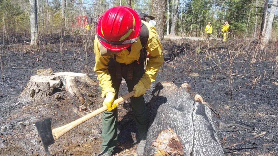 Forest rangers respond to multiple fires amid elevated fire risk ...
