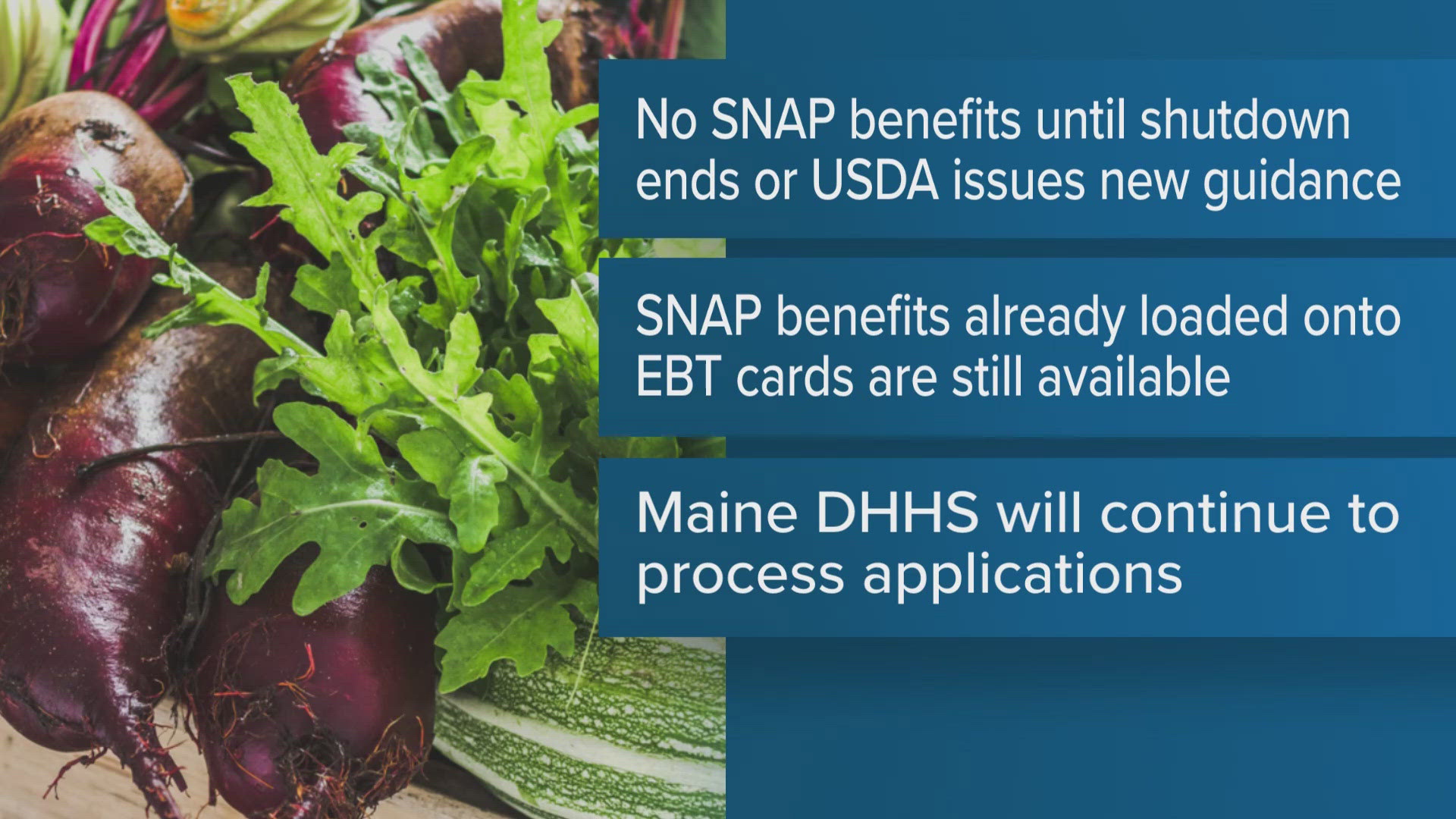Maine SNAP benefits to halt in November amid US shutdown ...