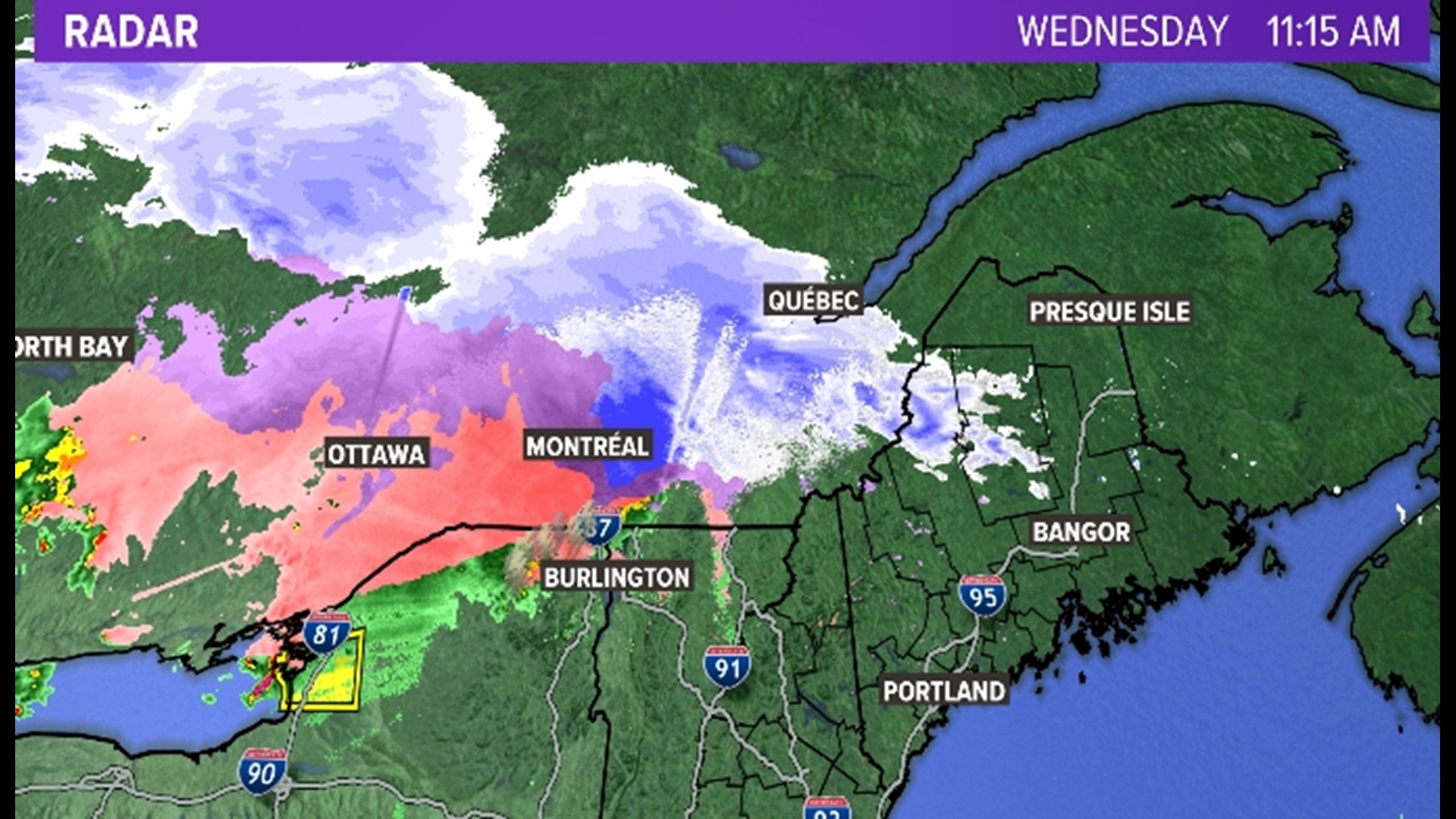 Maine weather forecast: Freezing rain in Maine on Wednesday ...