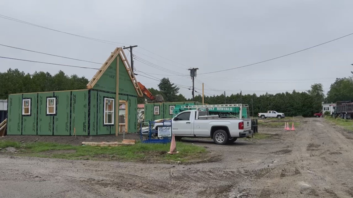 Tiny home community in Bangor taking shape | newscentermaine.com