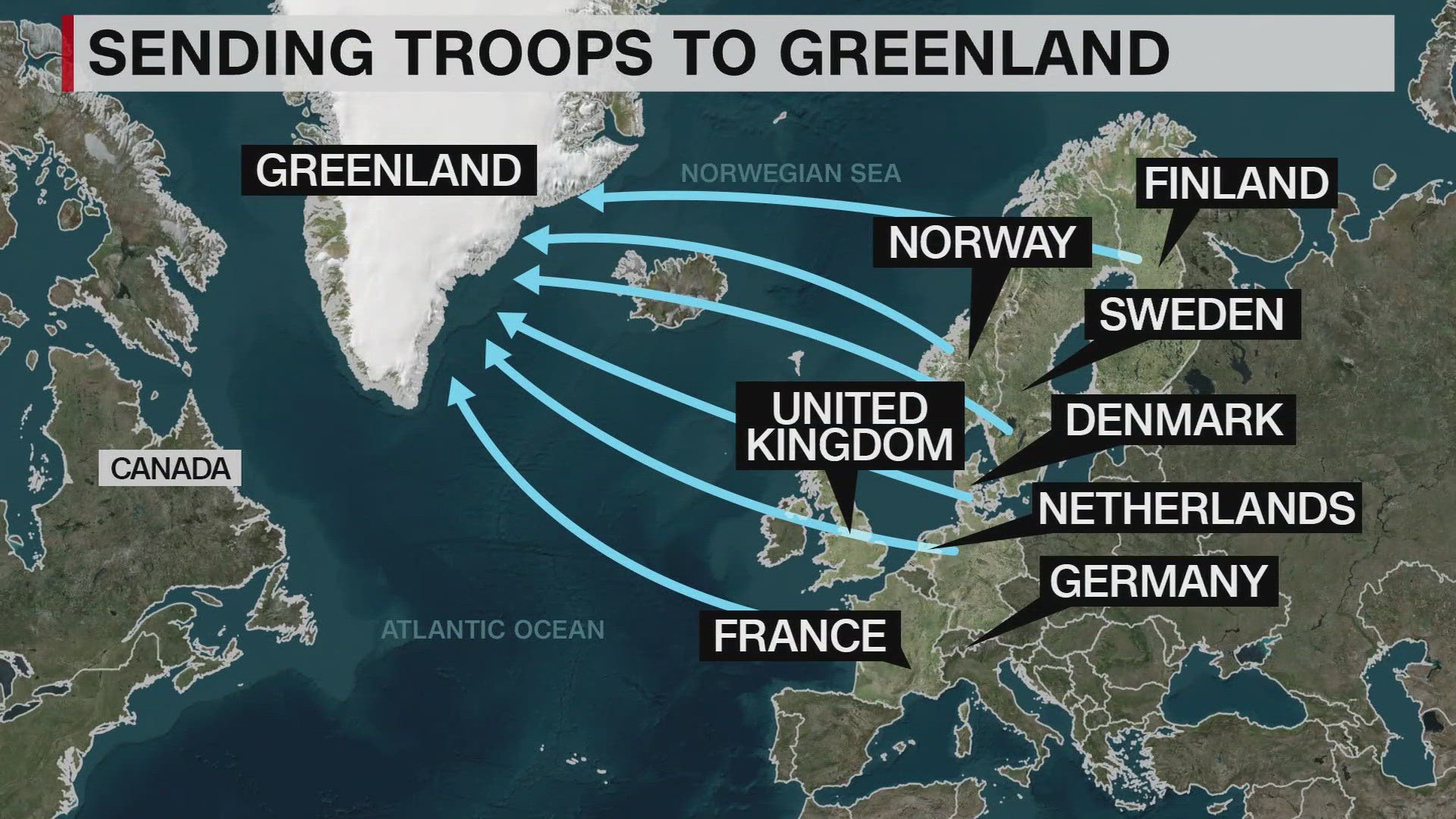European nations send troops to Greenland amid Trump takeover threats | newscentermaine.com