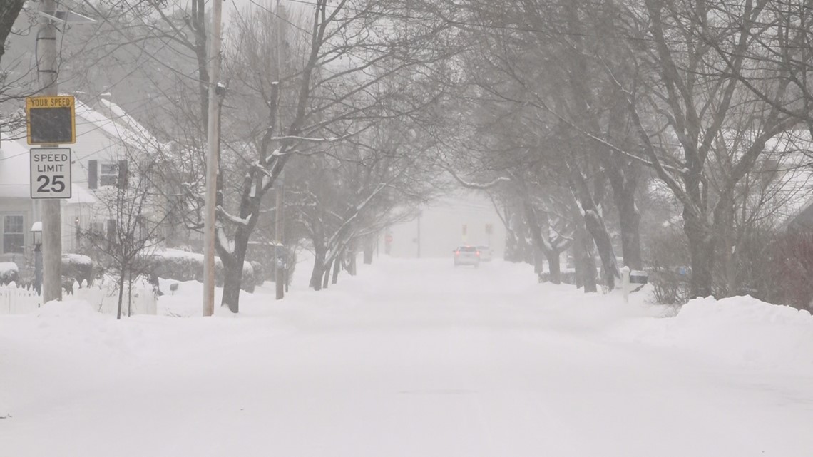 Southern Mainers experience first major snowfall of the season ...