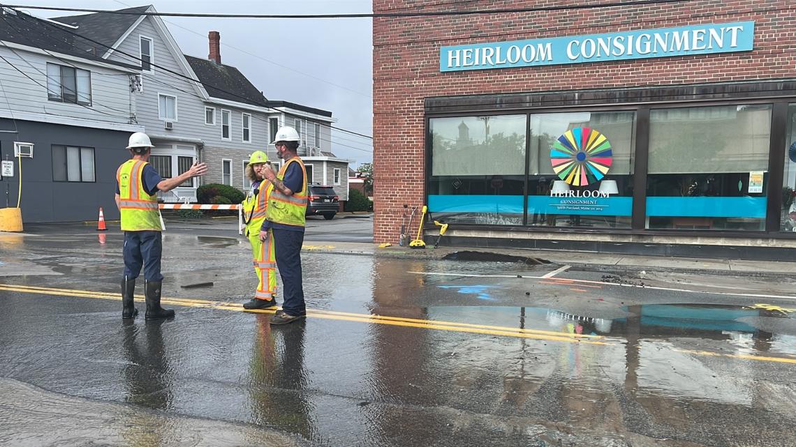 Water main break closes section of Ocean Street in South Portland ...