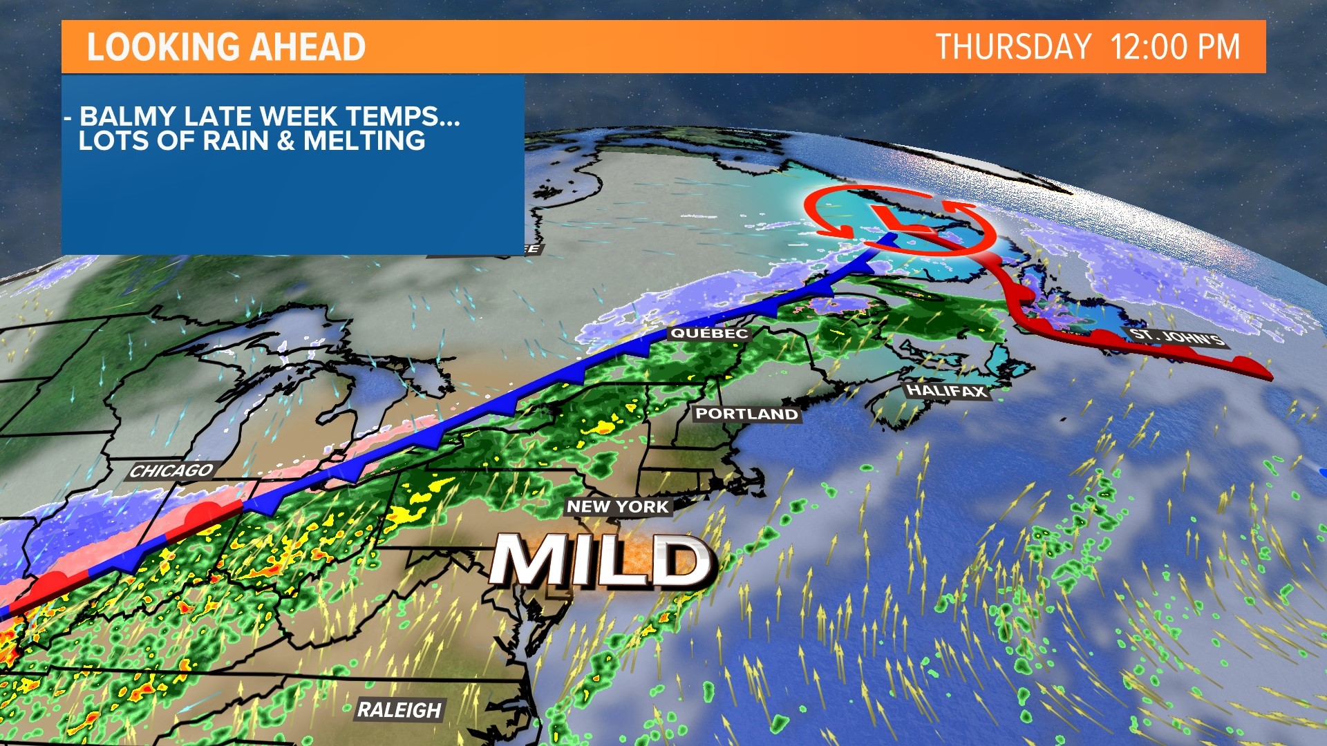 Warm, wet, windy: a spring-like storm hits Maine on Thursday ...