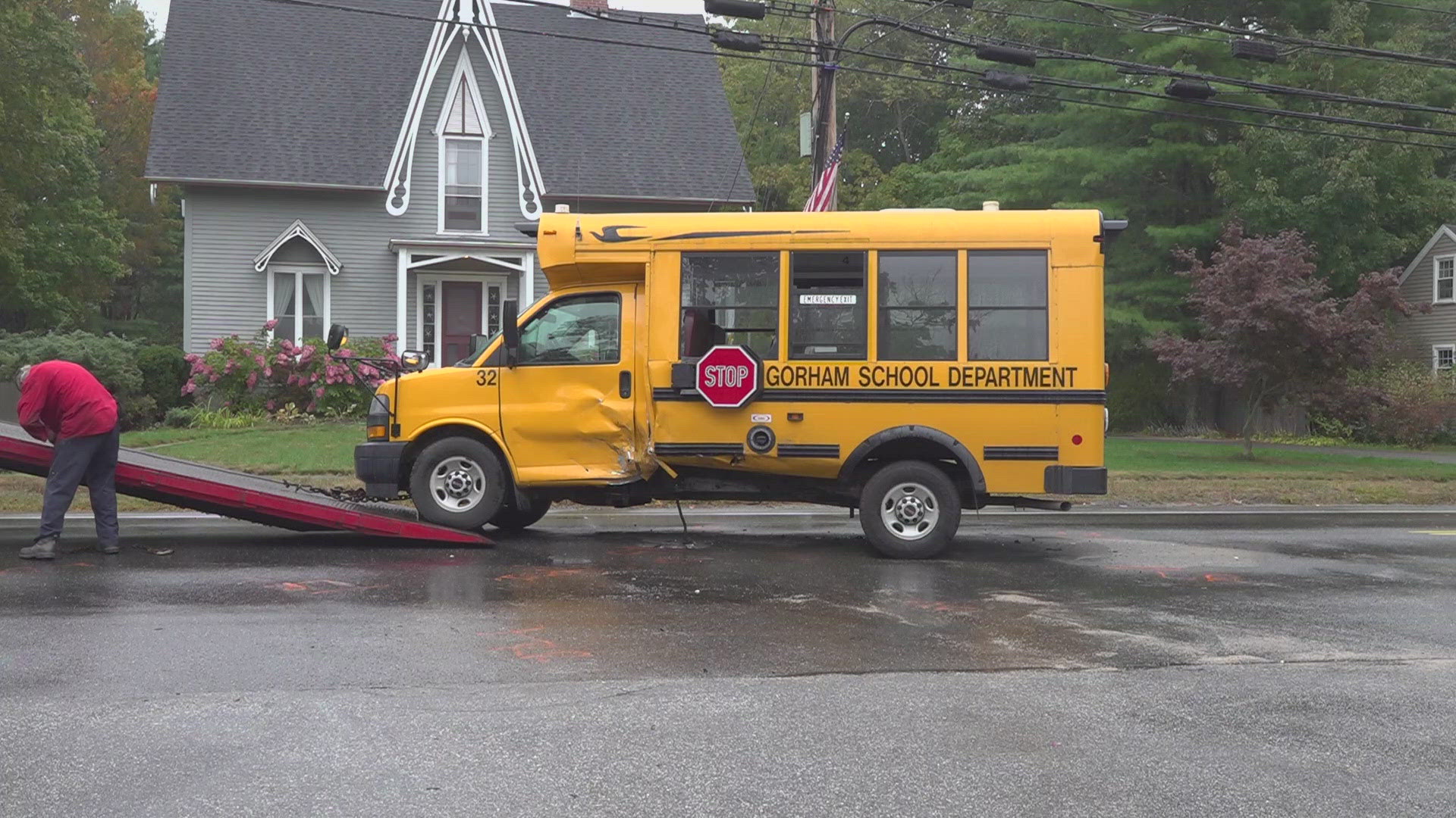 Gorham High School students uninjured in bus crash, principal says ...