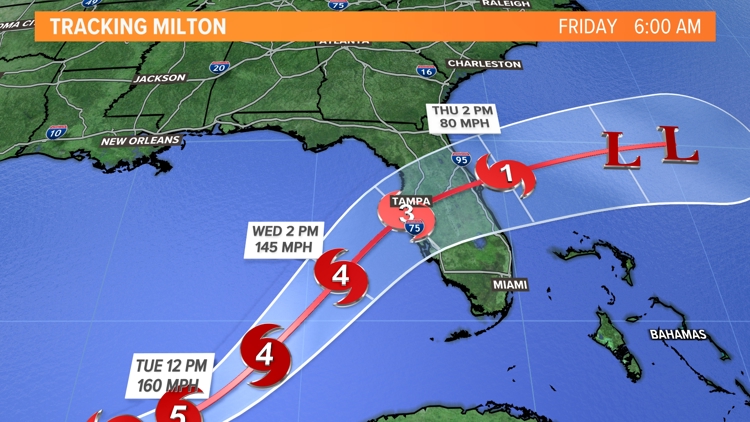 Storm surge explained: What to expect from Hurricane Milton ...