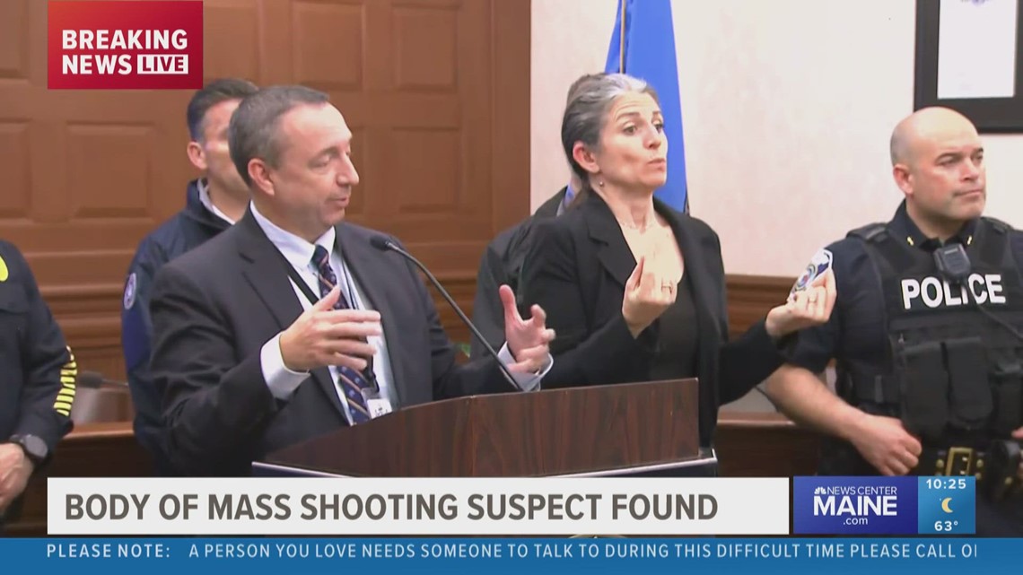 Maine Shooter Robert Card dead | Full Friday night news conference ...