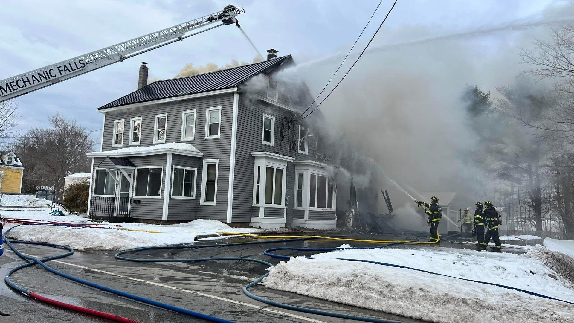 Fire on Pleasant Street in Mechanic Falls, Maine deemed arson; co-owner ...