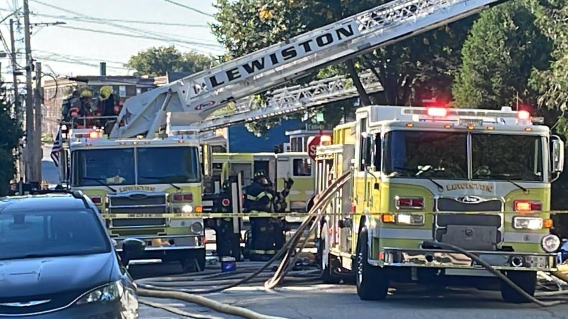 Crews respond to structure fire on College Street in Lewiston ...