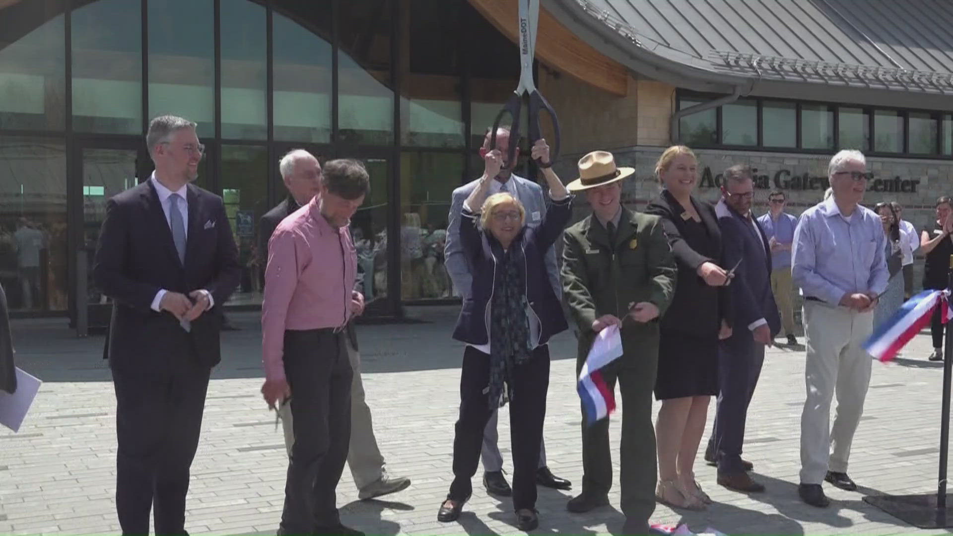 Gov. Mills celebrates opening of Acadia Gateway Center, boosting access ...